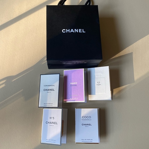 CHANEL | Other | Chanel Coromandel Chance N5 Coco Mademoiselle Samples ...